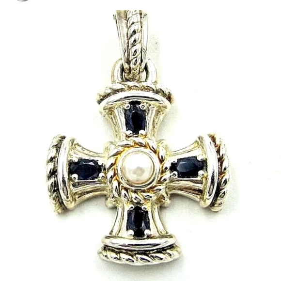 Judith Ripka | Jewelry | Judith Ripka Pendant Enhancer Maltese Cross ...